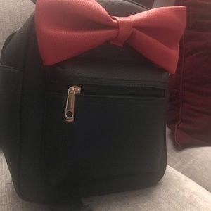 Disney | Bags | Minnie Mouse Red Bow Backpack | Poshmark
